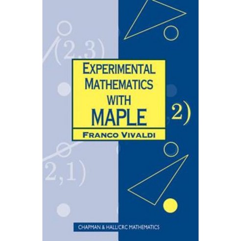 Experimental Mathematics with Maple Paperback, Chapman & Hall/CRC - 가격 ...