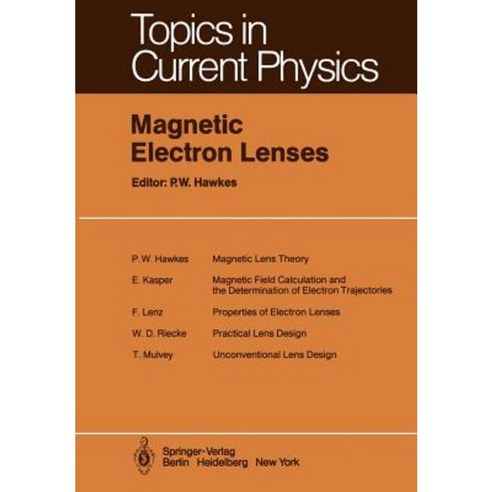Magnetic Electron Lenses Paperback, Springer - 가격 변동 추적 그래프 - 역대가
