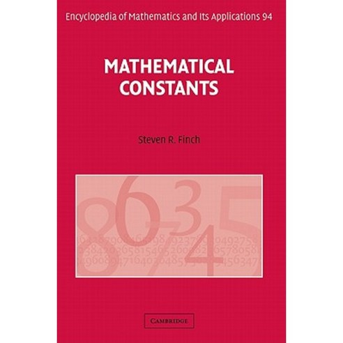 Mathematical Constants Hardcover, Cambridge University Press - 가격 변동 추적 ...