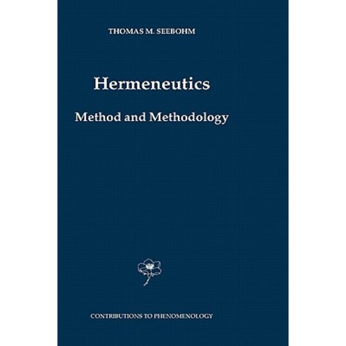 Hermeneutics. Method and Methodology Hardcover, Springer - 가격 변동 추적 그래프 ...