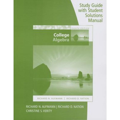 College Algebra: Study Guide with Student Solutions Manual Paperback ...