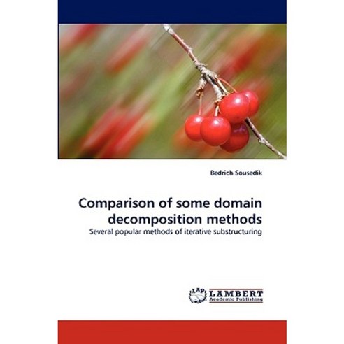 Comparison of Some Domain Decomposition Methods Paperback, LAP Lambert Academic