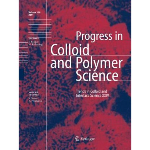 Trends in Colloid and Interface Science XXIV Paperback, Springer - 가격 ...