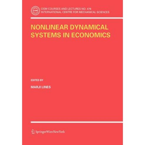Nonlinear Dynamical Systems in Economics Paperback, Springer - 가격 변동 추적 ...