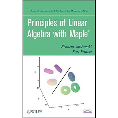 Principles of Linear Algebra with Maple Hardcover, Wiley - 가격 변동 추적 그래프 ...