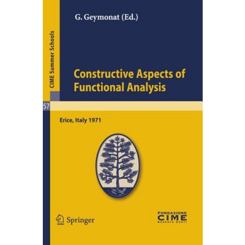 Constructive Aspects of Functional Analysis Paperback, Springer - 가격 변동 추적 그래프