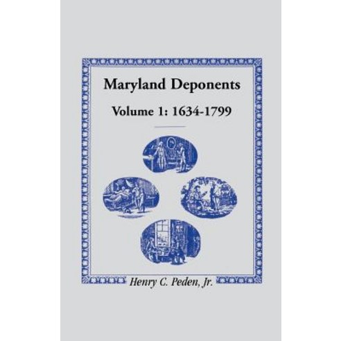 Maryland Deponents 1634-1799 Paperback, Heritage Books - 가격 변동 추적 그래프 - 역대가