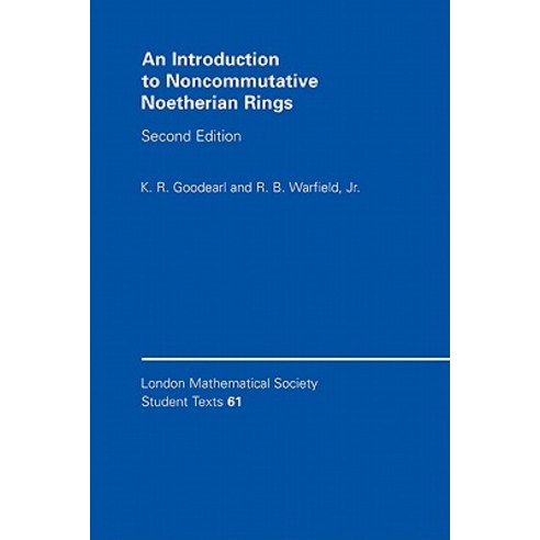 An Introduction to Noncommutative Noetherian Rings, Cambridge ...