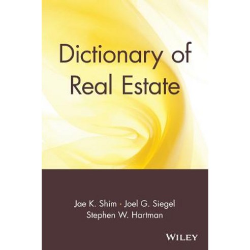Dictionary of Real Estate Paperback, Wiley - 가격 변동 추적 그래프 - 역대가