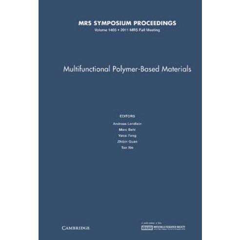 Multifunctional Polymer-Based Materials: Volume 1403 Hardcover ...