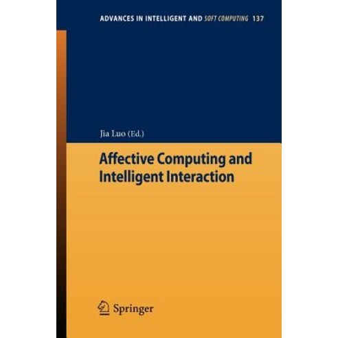 Affective Computing and Intelligent Interaction Paperback, Springer ...