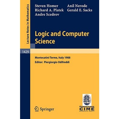 Logic and Computer Science Paperback, Springer - 가격 변동 추적 그래프 - 역대가