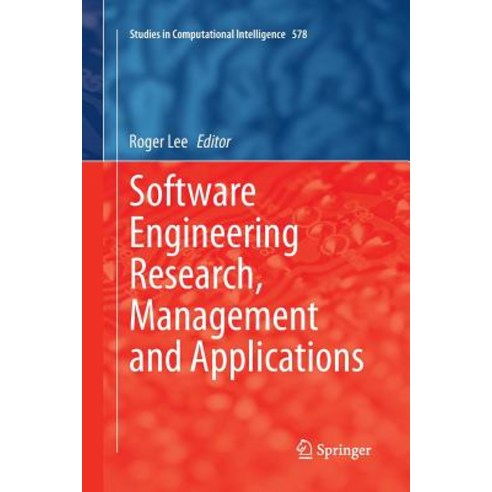 Software Engineering Research Management and Applications Paperback, Springer
