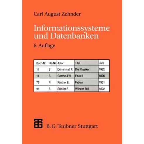 Informationssysteme Und Datenbanken Paperback, Vieweg+teubner Verlag ...