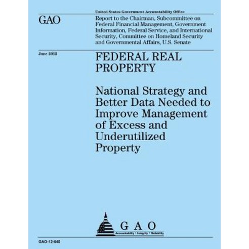 Federal Real Property: National Strategy and Better Data Needed to ...