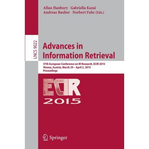 Advances in Information Retrieval: 37th European Conference on IR ...