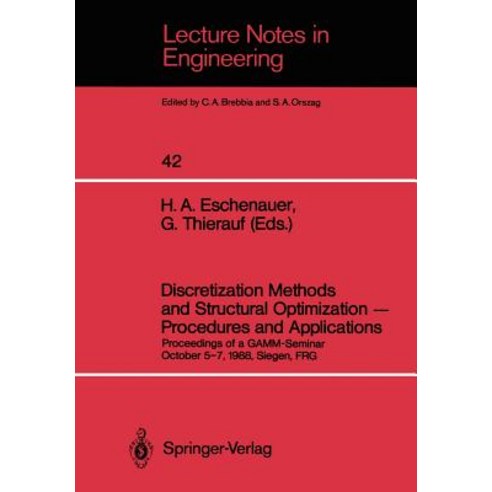 Discretization Methods and Structural Optimization Paperback, Springer - 가격 변동 추적 그래프 - 역대가