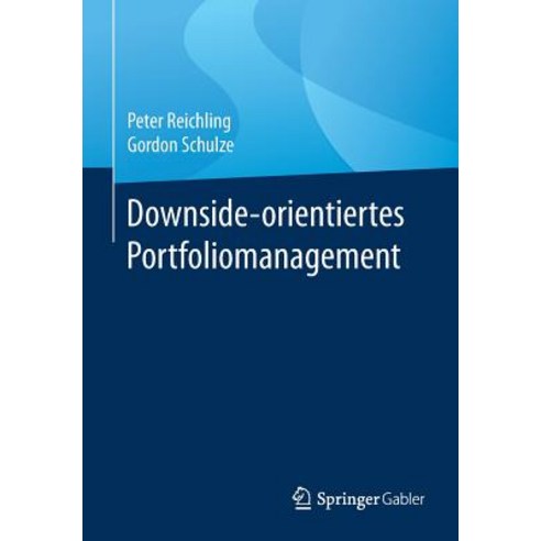 Downside-Orientiertes Portfoliomanagement, Springer Gabler - 가격 변동 추적 ...