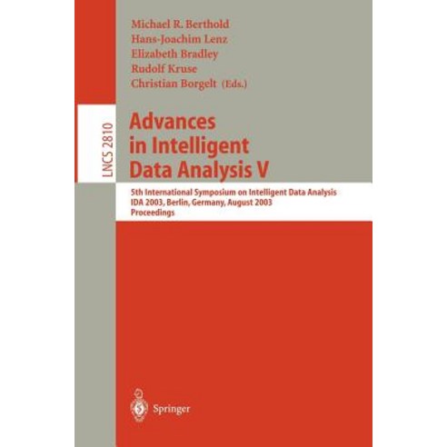 Advances in Intelligent Data Analysis V: 5th International Symposium on ...