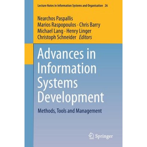 Advances in Information Systems Development: Methods Tools and Management Paper