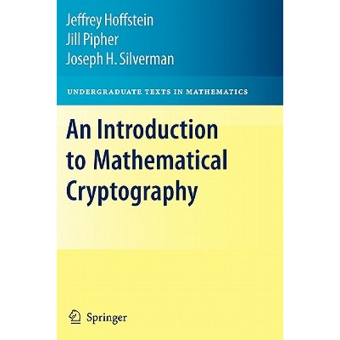 An Introduction to Mathematical Cryptography Paperback, Springer - 가격 ...