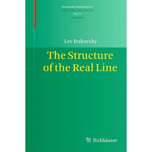 The Structure of the Real Line Hardcover, Birkhauser - 가격 변동 추적 그래프 - 역대가